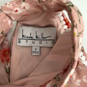 Nicole Miller | Dresses | Nwt Nicole Miller Dress In Floral Pattern ...